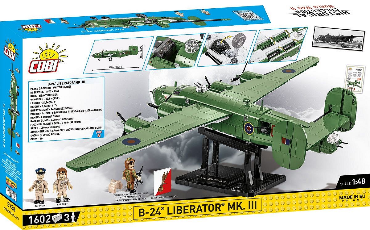 B-24 Liberator Mk.III - Limited Edition (COBI-5738) \ Aircraft \ Cobi.eu